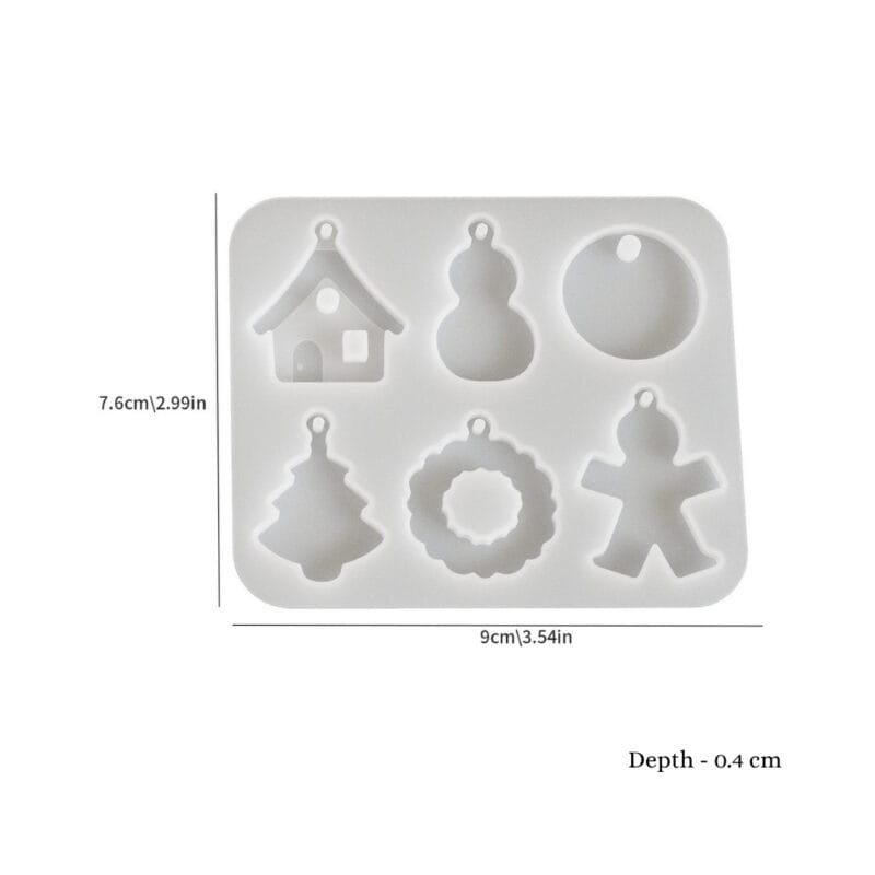 6 in 1 - Keychain Mold - Divera Craft